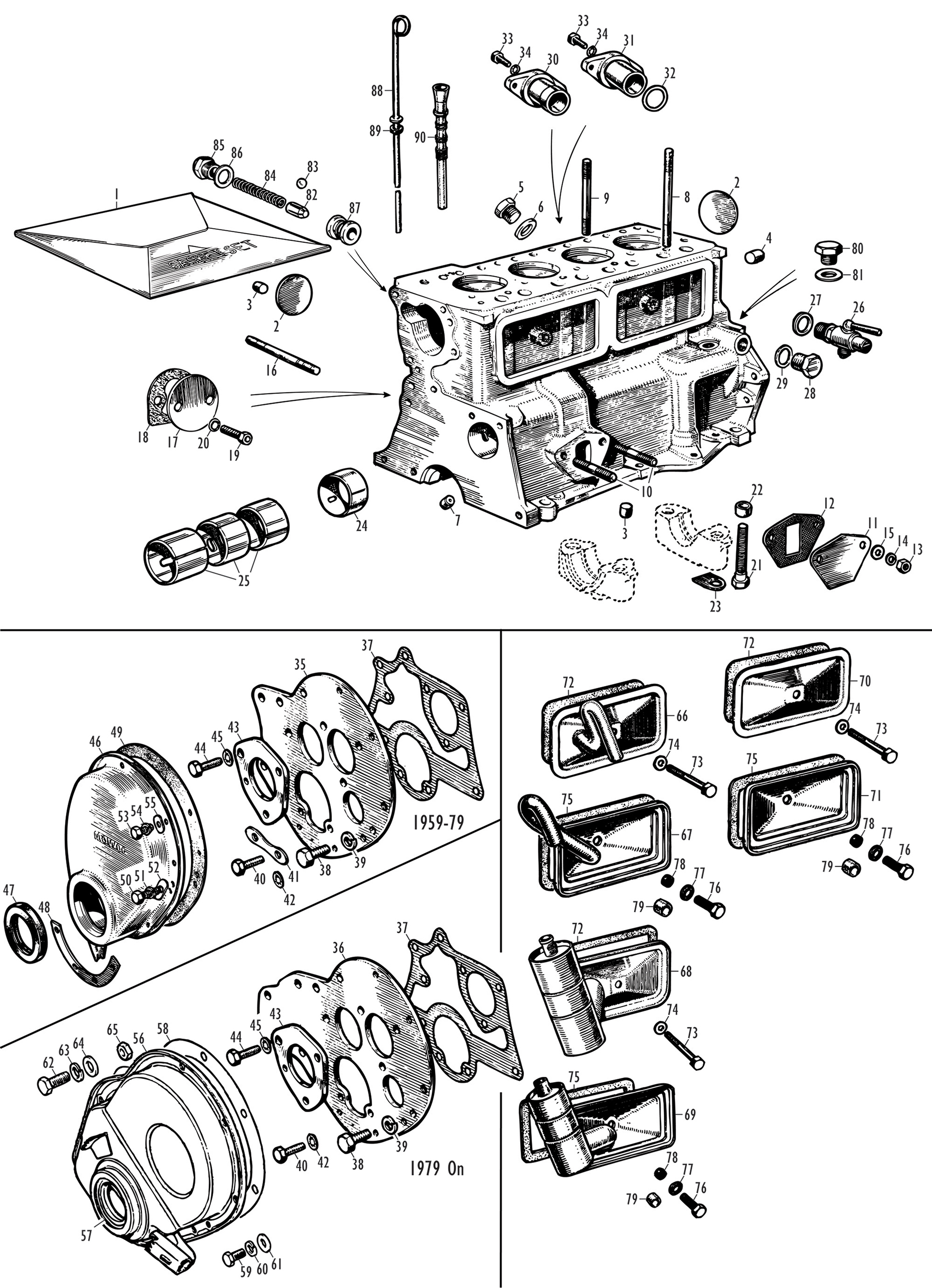 External Engine - 848 and 997cc : Somerford Mini - Mini Specialists, Pro...