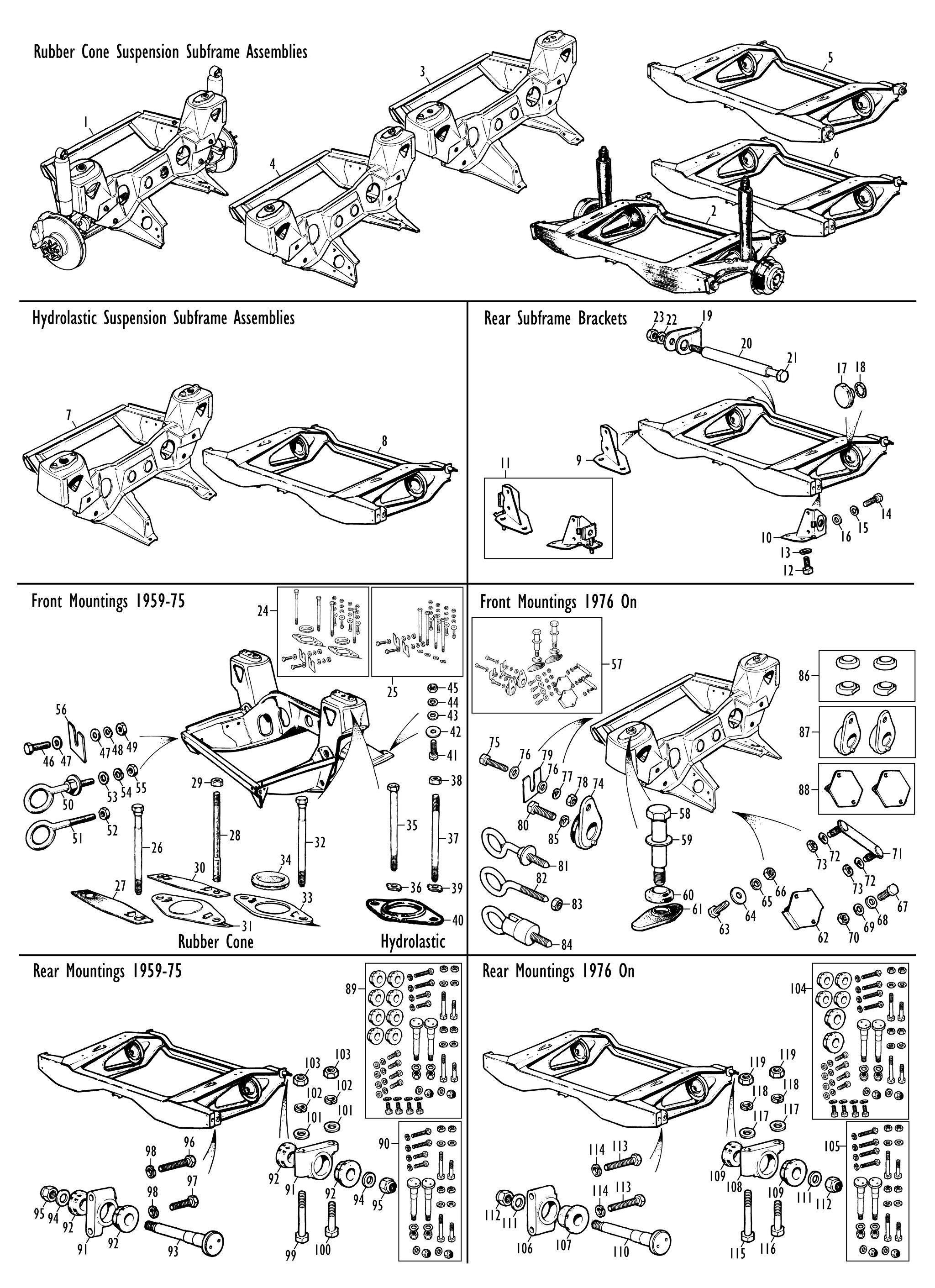 Subframes : Somerford Mini - Mini Specialists, Providing the complete se...