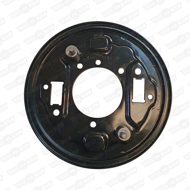BACK PLATE-FRONT BRAKES-TWIN LEADING SHOE-RH : Somerford Mini - Mini Spe...