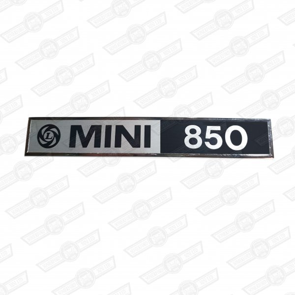BADGE-BOOT LID-'MINI 850' AND LEYLAND LOGO-'77-'80 : Somerford Mini - Mi...