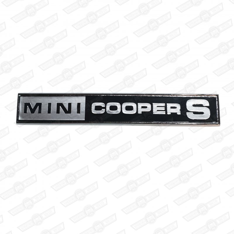 BADGE-BOOT LID-' MINI COOPER S' MK3 : Somerford Mini - Mini Specialists,...