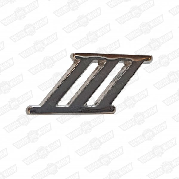 BADGE - ' III ' (THREE) SCRIPT-MK3-BOOT LID : Somerford Mini - Mini Spec...