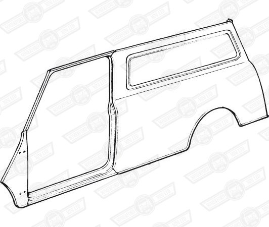 BODY SIDE ASSEMBLY-R.H.-VAN : Somerford Mini - Mini Specialists, Providi...