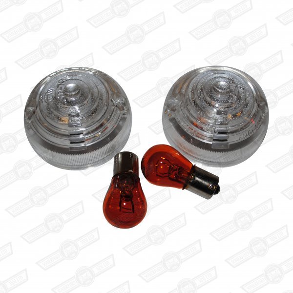 CLEAR INDICATOR LENS KIT-'88 ON- (SCREW ON) : Somerford Mini - Mini Spec...