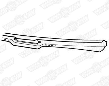 DASH RAIL-LOWER FOR UNTRIMMED & PAINTED MODELS : Somerford Mini - Mini S...