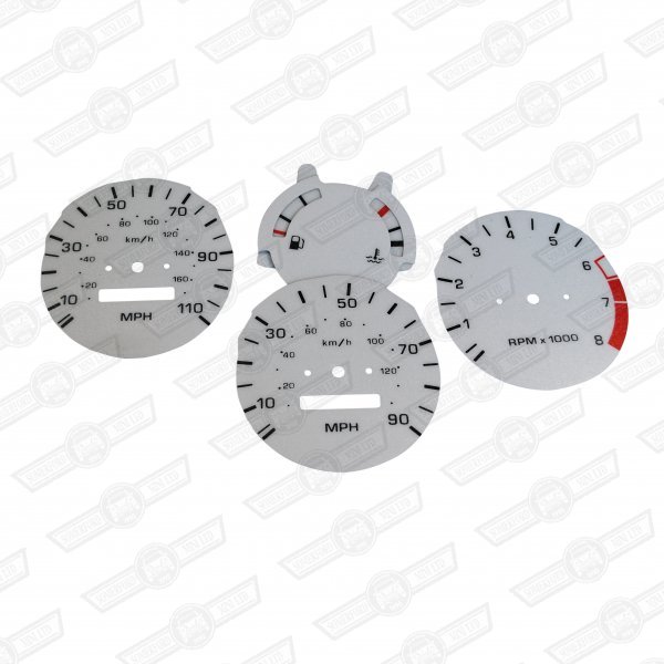 DIAL KIT- WHITE, 3 CLOCK NIPPON SEIKI INSTRUMENTS '88 ON : Somerford Min...