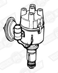 DISTRIBUTOR ASSEMBLY-DUCELLIER-1000cc-UNLEADED : Somerford Mini - Mini S...