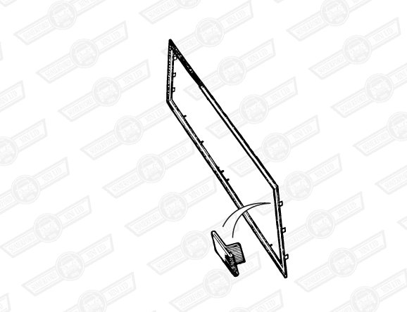 FRAME ASSY.REAR SIDE WINDOWS-ESTATE/TRAVELLER RH : Somerford Mini - Mini...