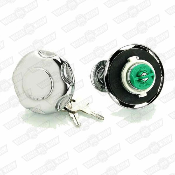 FUEL CAP-RETRO STYLE, CHROME VENTED : Somerford Mini - Mini Specialists,...