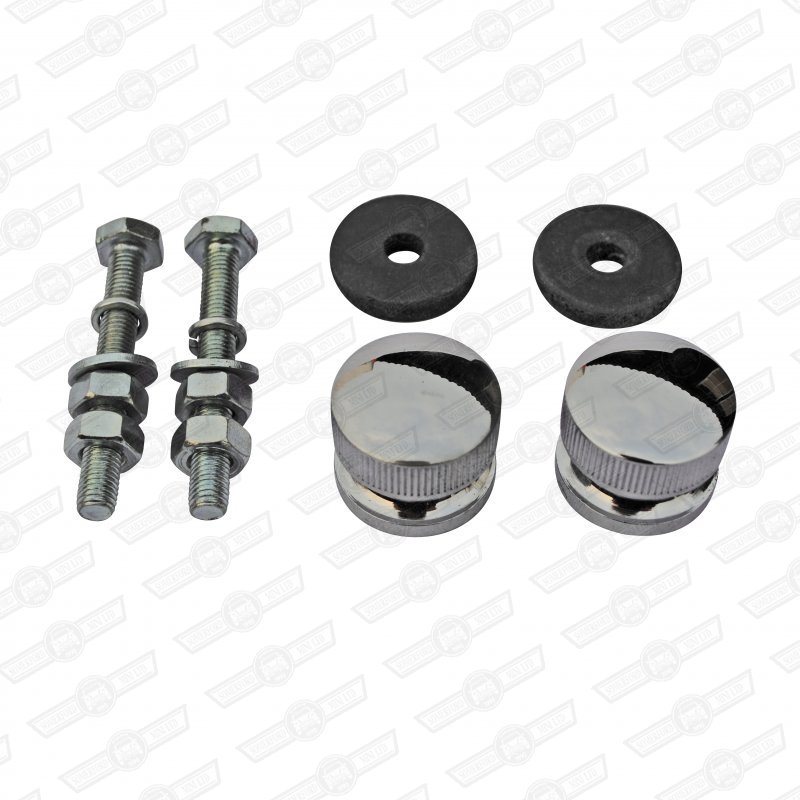 GRILLE BUTTONS - PAIR CHROME : Somerford Mini - Mini Specialists, Provid...