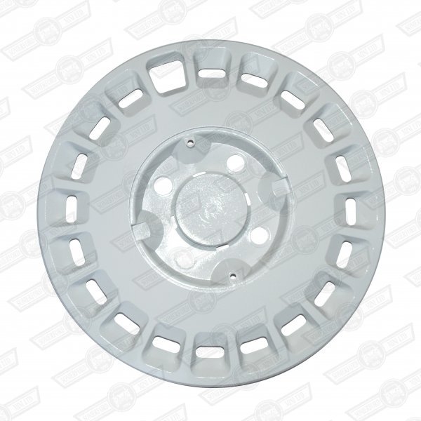 HUB CAP-FULL WIDTH-WHITE-12'' WHEELS-ADVANTAGE (no centre ca : Somerford...