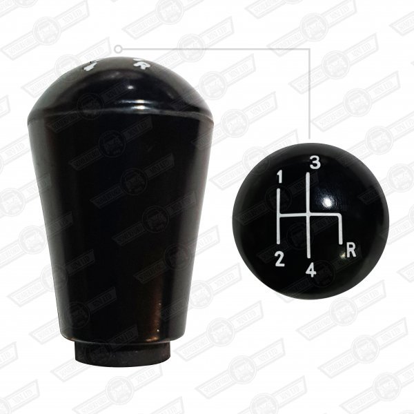 KNOB-GEAR LEVER-DIRECT & REMOTE CHANGE-'64-'75 reproduction : Somerford ...