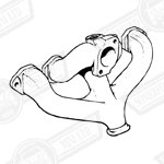 MANIFOLD-INLET & EXHAUST- HS4 CARB-AUTOMATIC '64-'69 : Somerford Mini