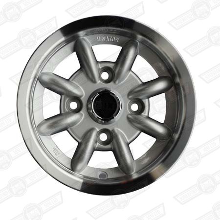 MINATOR ALLOY 5 x 10 SILVER WITH HIGHLIGHTED RIM : Somerford Mini - Mini...