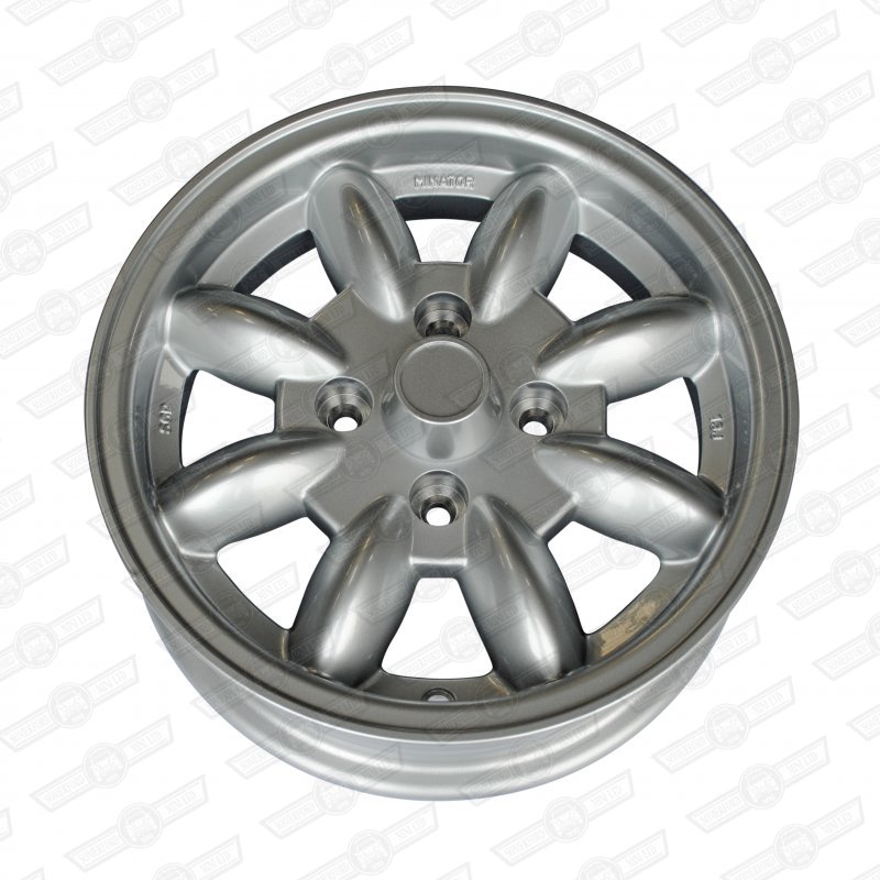 MINATOR ALLOY 5 x 13 SILVER ALL OVER : Somerford Mini - Mini Specialists...
