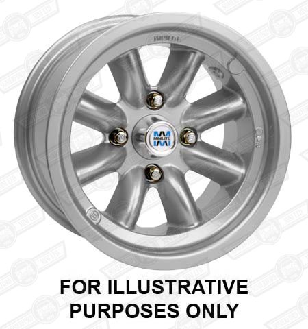 MINILITE WHEEL- 5''x12'' SILVER : Somerford Mini - Mini Specialists, Pro...