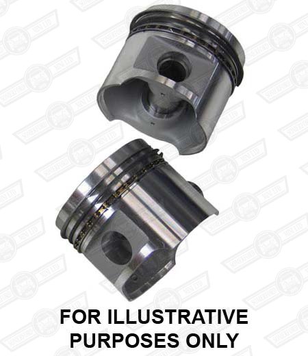 OMEGA CAST PISTONS +040 6.5cc DISH STD. HEIGHT : Somerford Mini - Mini S...