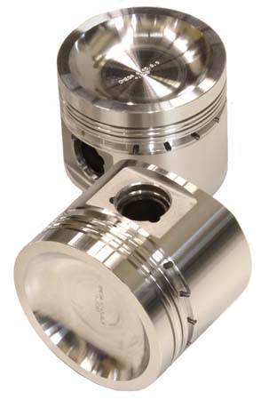 OMEGA FORGED PISTONS-FORCED INDUCTION +020 18cc STD. HEIGHT : Somerford ...