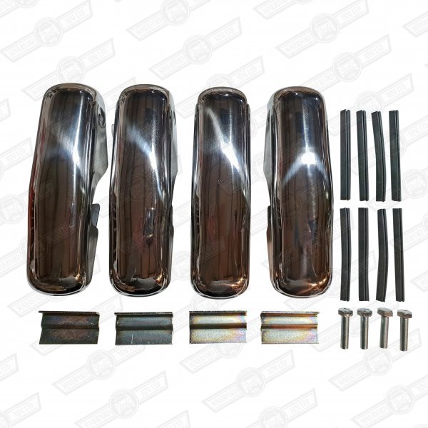 OVER-RIDER KIT (4) STAINLESS-STEEL-ACCEPTS CORNER BARS : Somerford Mini ...