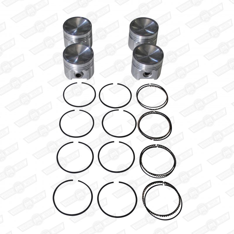 PISTON SET-3 RING METRIC REPLACEMENT 1071 & 1275 S +020'' : Somerford Mi...