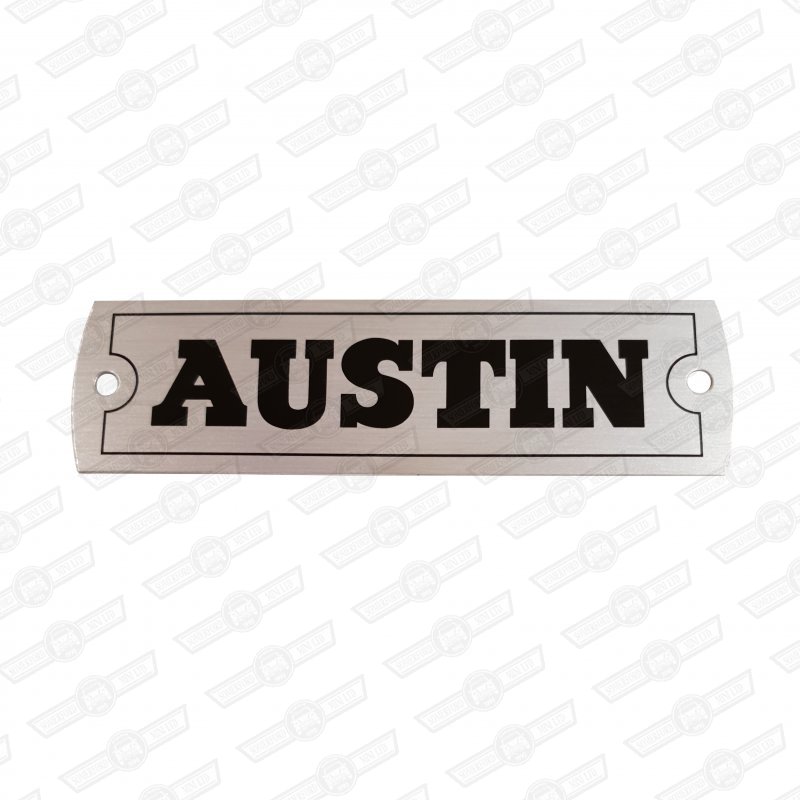 PLATE- ROCKER COVER-'AUSTIN'-RIVET ON-'59-'65 : Somerford Mini - Mini Sp...