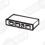 PLUG MOULDING-SUITS LUCAR CONNECTOR-4 WAY : Somerford Mini - Mini Specia...