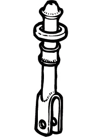 PUSH ROD-FOR CLUTCH & 0.75'' BRAKE MASTER CYLINDERS : Somerford Mini - M...