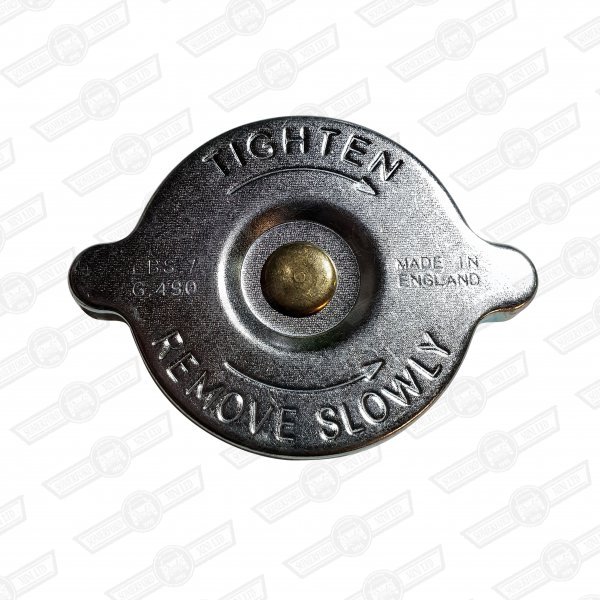 RADIATOR CAP-7 LBS-SHORT NECK-APPROX. '59-'66 : Somerford Mini - Mini Sp...
