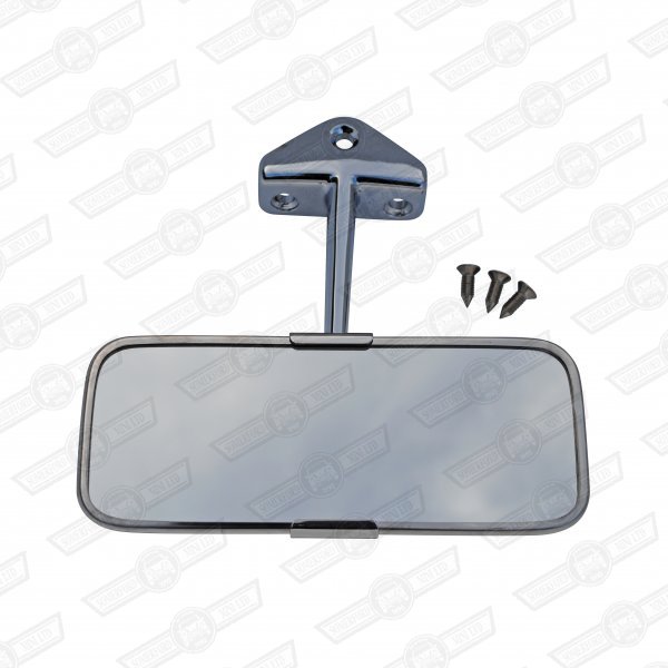 REAR VIEW MIRROR-RETRO STAINLESS : Somerford Mini - Mini Specialists, Pr...