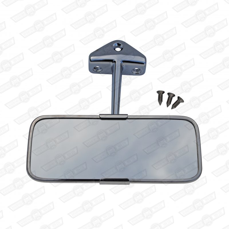 REAR VIEW MIRROR-RETRO STAINLESS : Somerford Mini - Mini Specialists, Pr...