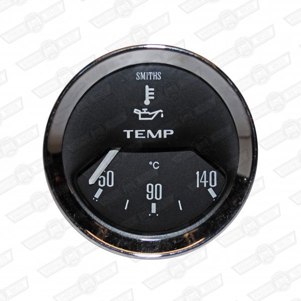 SMITHS OIL TEMPERATURE GAUGE-1/2 SCALE BLACK FACE,VEE BEZEL : Somerford ...