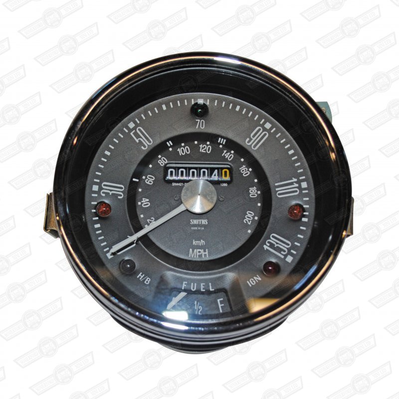 SMITHS SPEEDO-130mph BLACK- MK2/3 COOPER 'S' : Somerford Mini - Mini Spe...