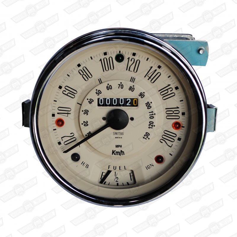 SMITHS SPEEDO 200 kph - MAGNOLIA FACE MK2/3 COOPER : Somerford Mini - Mi...