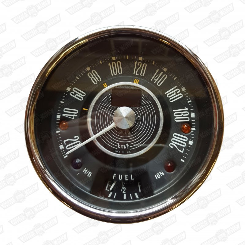 SMITHS SPEEDO 210 KPH BLACK FACE MK1 electronic/programmable : Somerford...