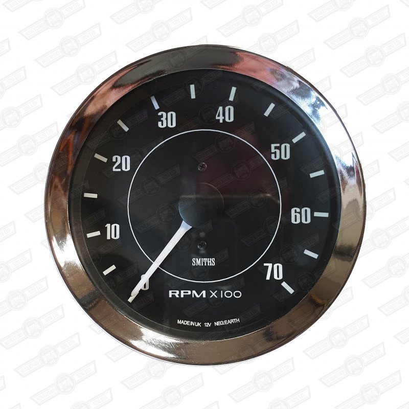 SMITHS TACHO 7,000rpm 100mm BLACK FACE : Somerford Mini - Mini Specialis...