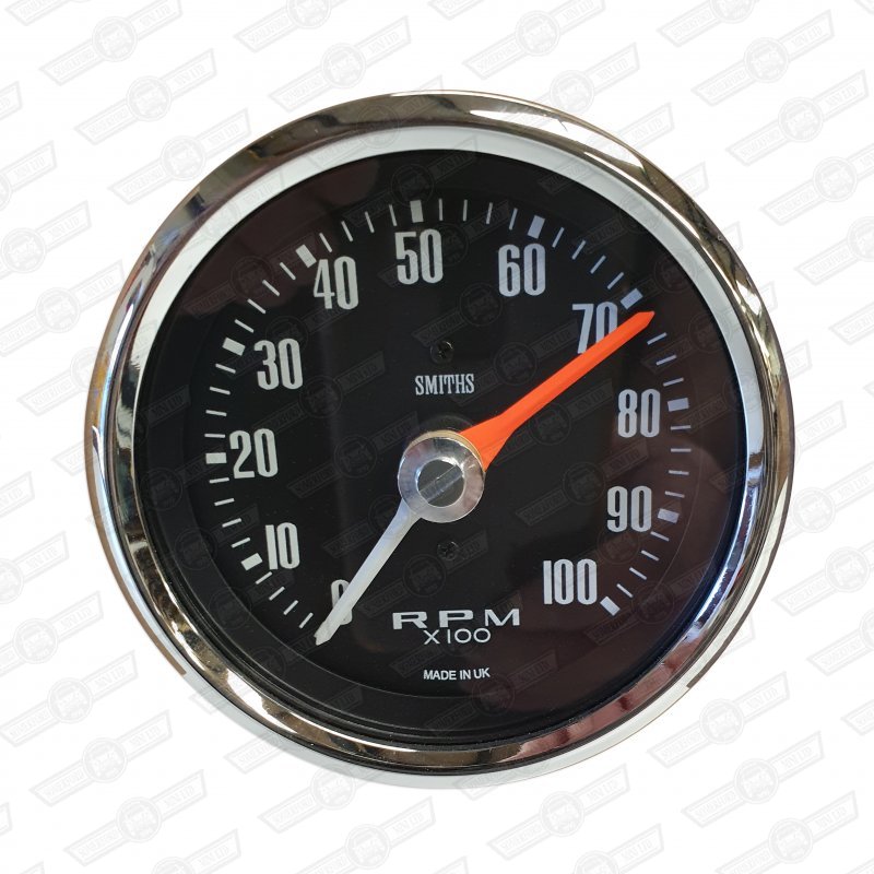 SMITHS TACHO 80mm BLACK FACE 0-10,000 RPM : Somerford Mini - Mini Specia...