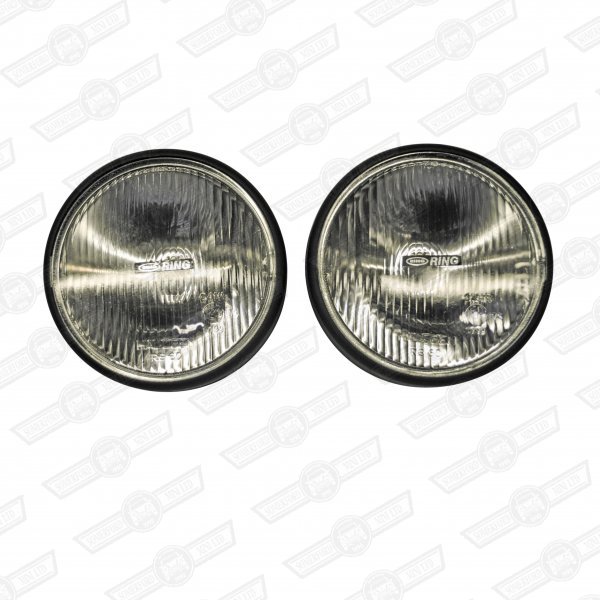 SPOT LAMP SET BLACK BUDGET-6'' : Somerford Mini - Mini Specialists, Prov...